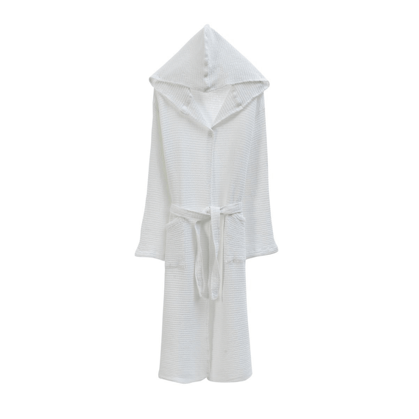 Summer Forever Hooded Waffle Bathrobe - Best Bathrobes